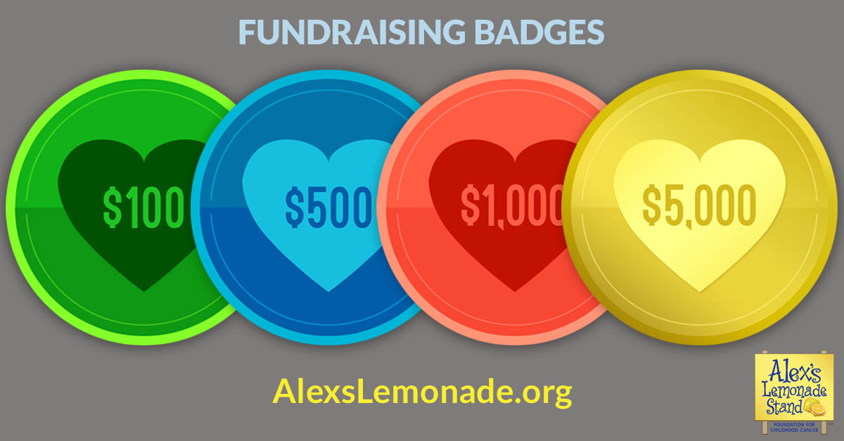 Earning Badges | Alex's Lemonade Stand Foundation for Childhood Cancer