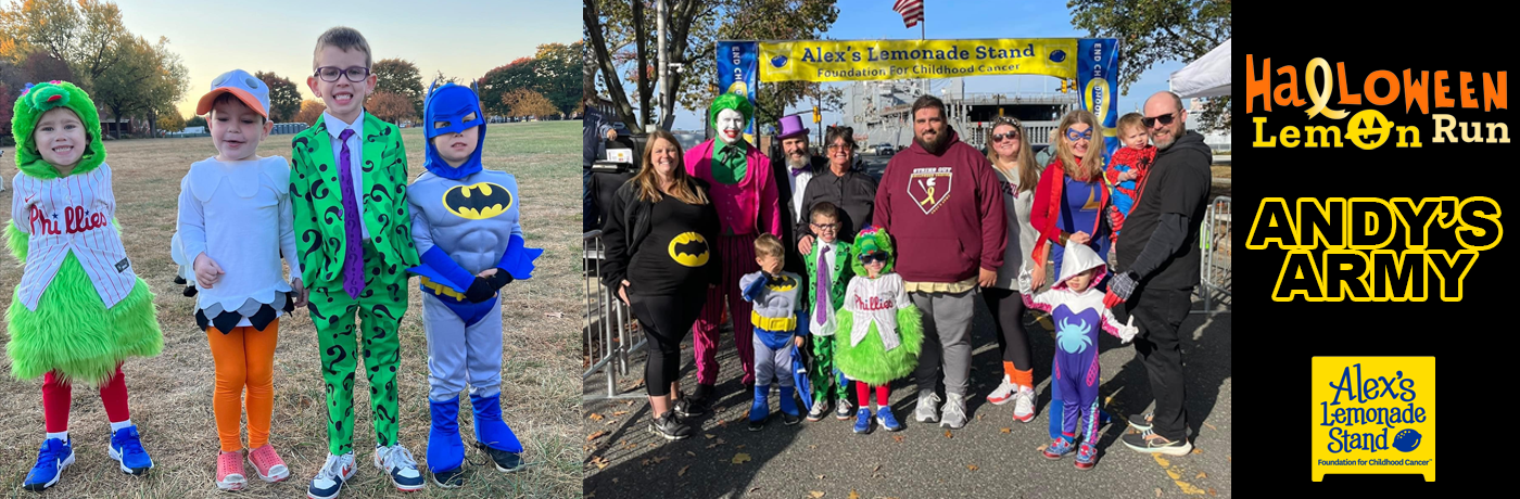 Andy’s Army | Alex's Lemonade Stand Foundation for Childhood Cancer