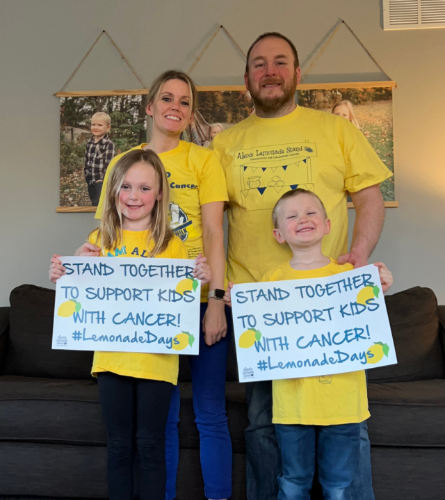 The Krueger Family | Alex's Lemonade Stand Foundation for Childhood Cancer